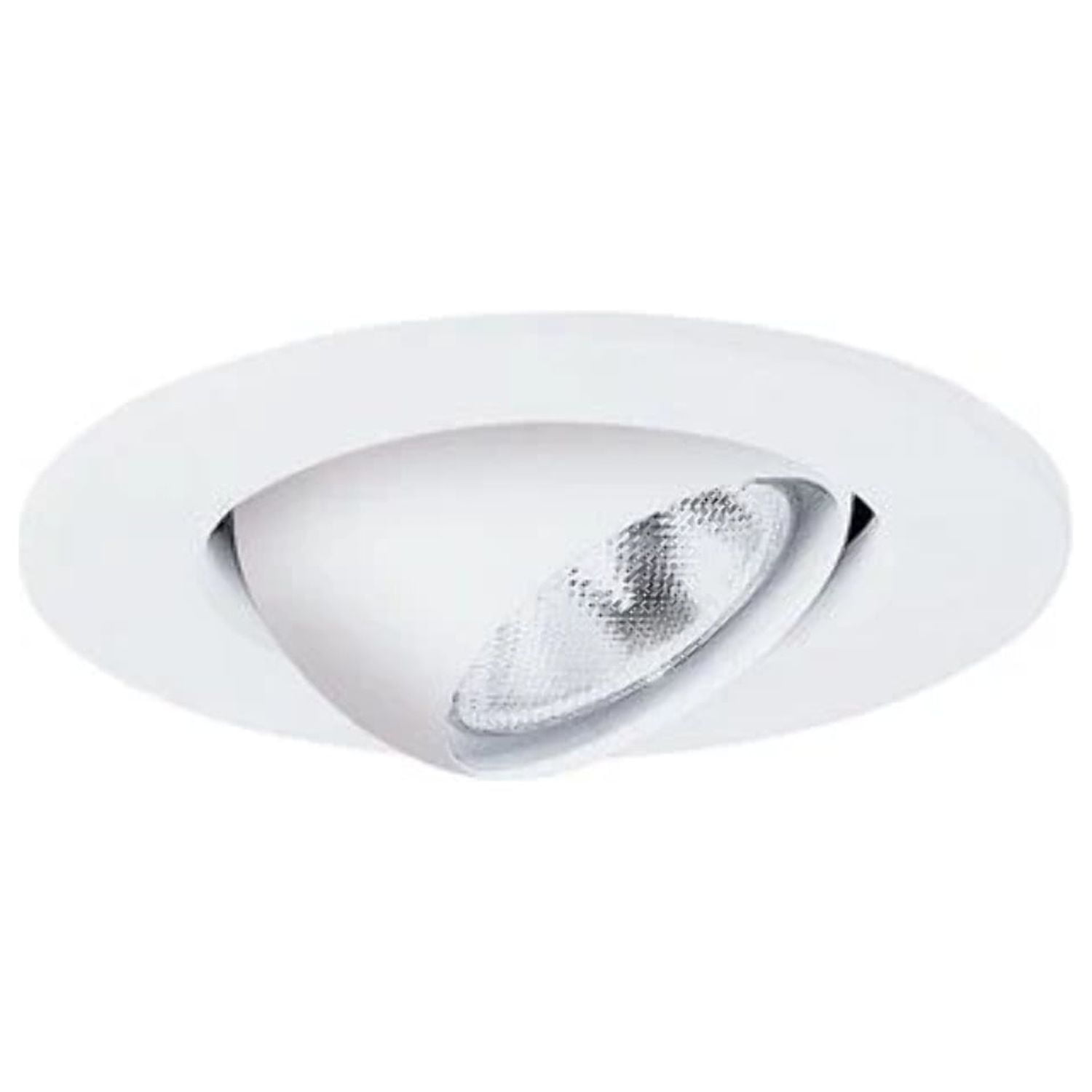Halo RE-4002WH Eyeball Trim Gloss White 4" W Aluminum Gloss - Walmart.com