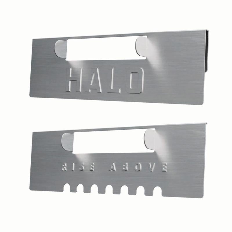 HALO 2-Pack Grease-Trap Gates for Elite Griddles, Silver Metal ...