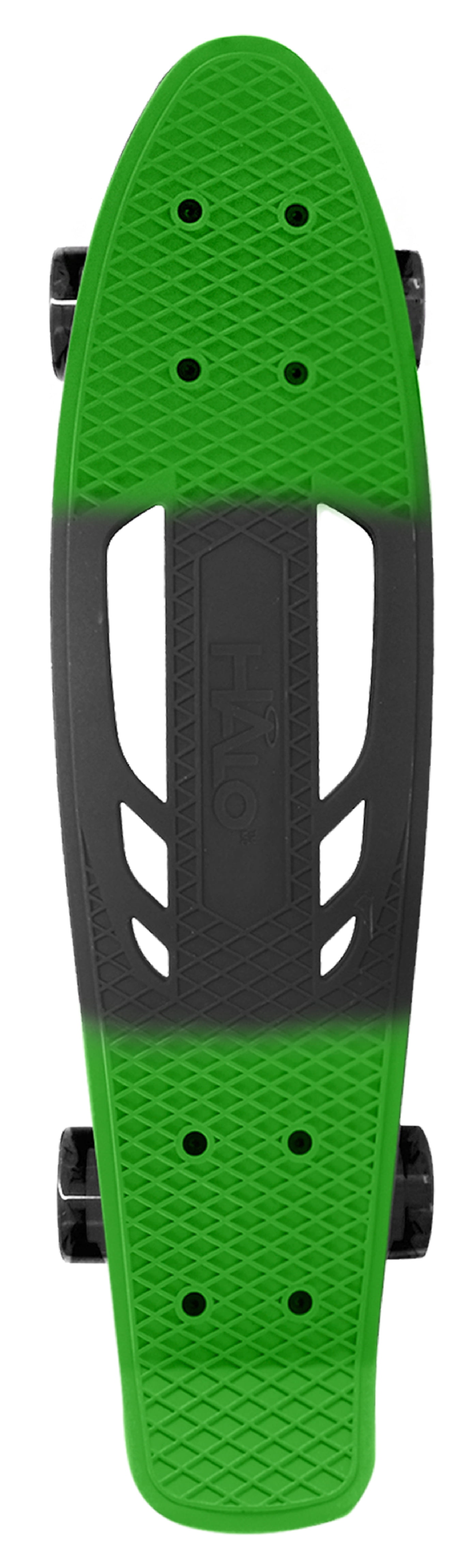 Halo Rise Above Retro Skateboard with Handle and Urethane Wheels ...