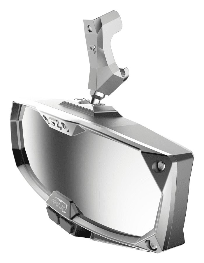 Seizmik 56-18023 Halo-ra Led Rear View Mirror W/Cast Bezel Defender ...