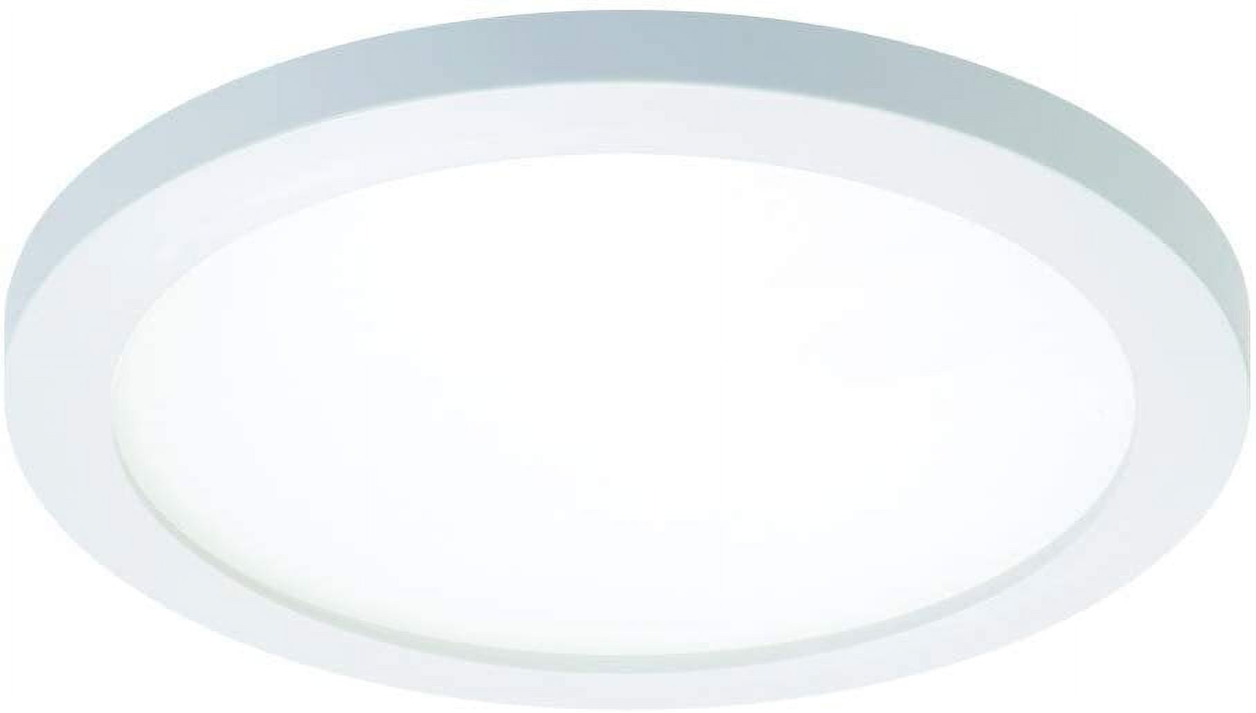 Halo White Integrated LED Surface Mount/Recessed Lighting Ceiling ...