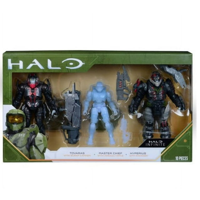 HALO World Of Halo 3 Action Figure Pack - Tovaras, Master Chief ...