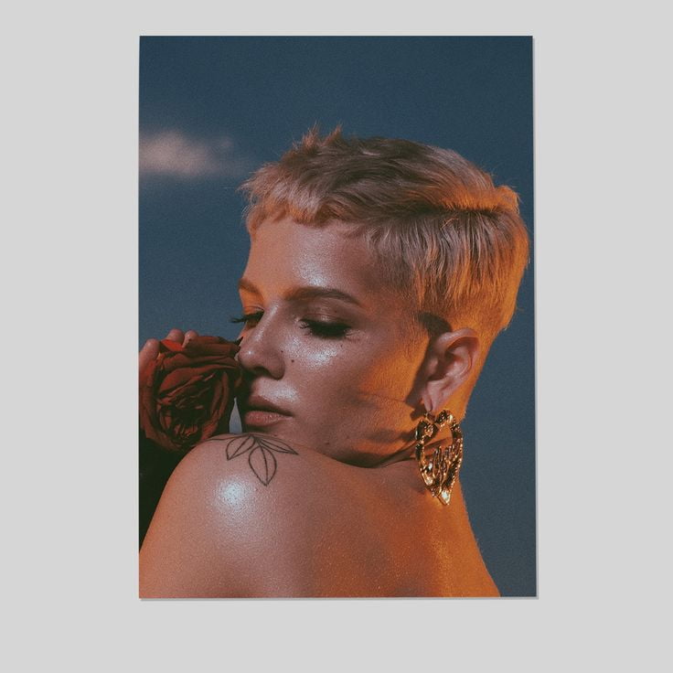 HALSEY Hollywood Celebrity Art Photo Poster Size 24''x36'' -Kiloa ...