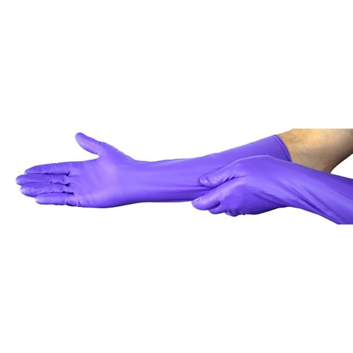 HALYARD PURPLE NITRILE-XTRA Exam Gloves, Sterile (Individually Wrapped ...