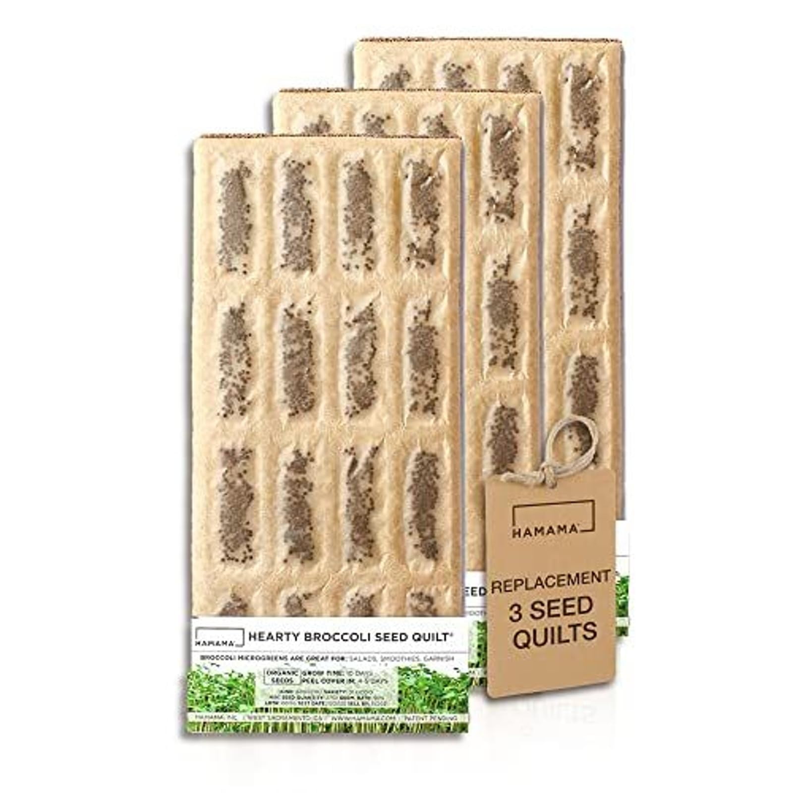 HAMAMA Microgreens Growing Kit Replacements - AIS1 Broccoli Indoor ...