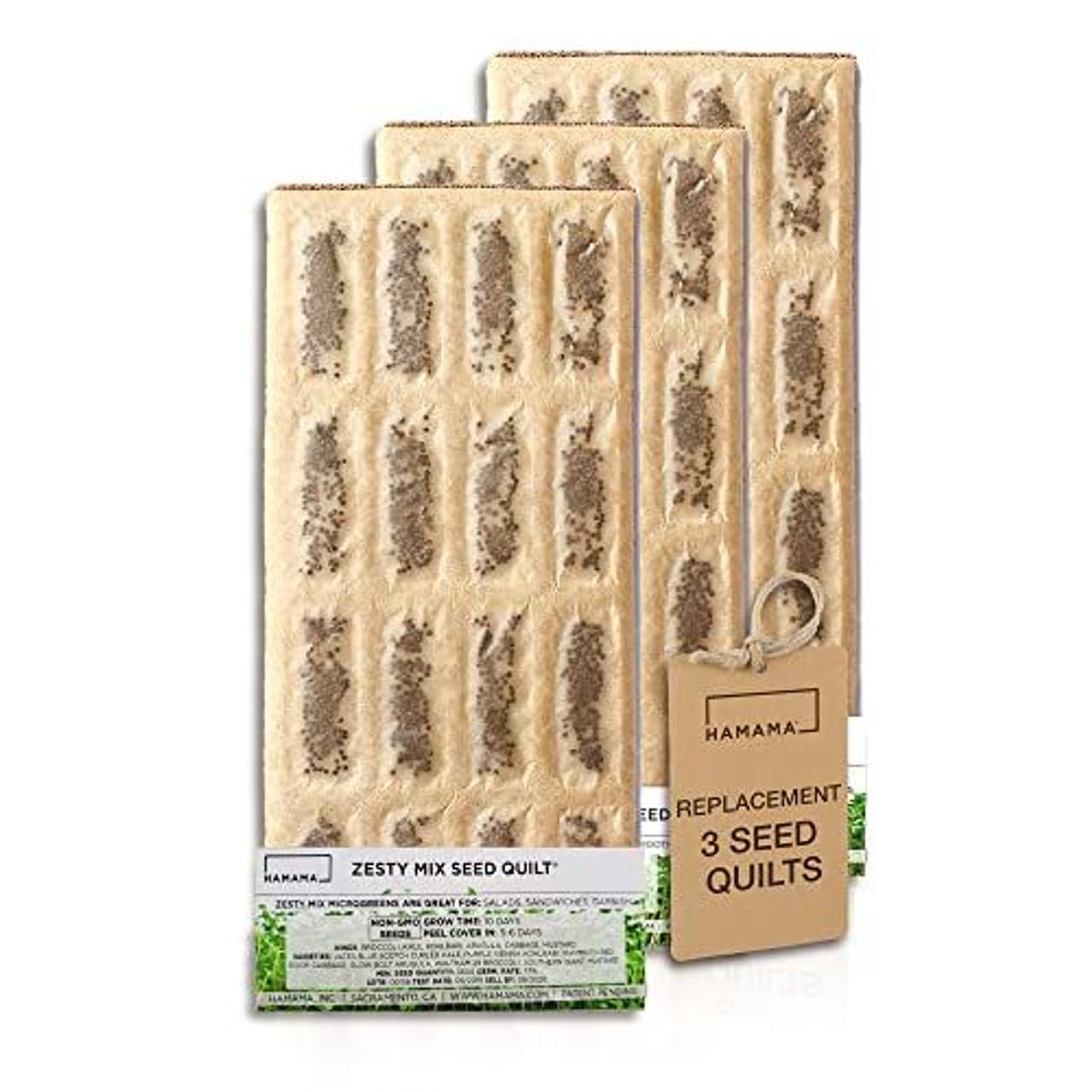 HAMAMA Microgreens GrowingUMRT Kit Replacements - Mustard, Radish ...