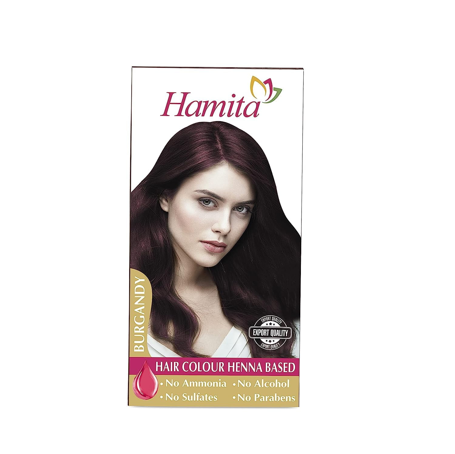 HAMITA Hair Color Henna Based Color For Both Men Women No Ammonia ...