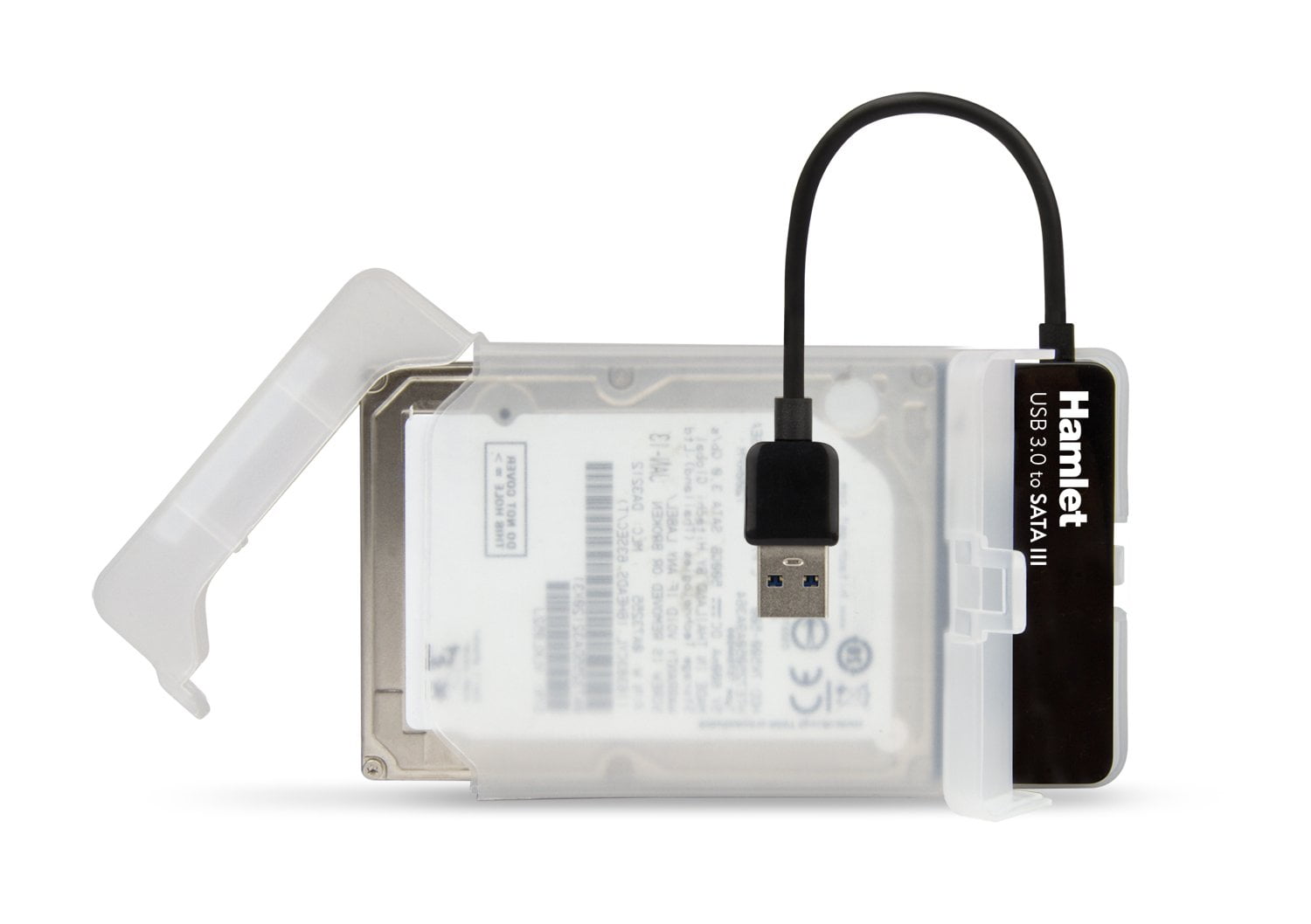HAMLET Adapter Cable Hard Disk Box + Adapter Usb 3.0 To Sata Iii ...