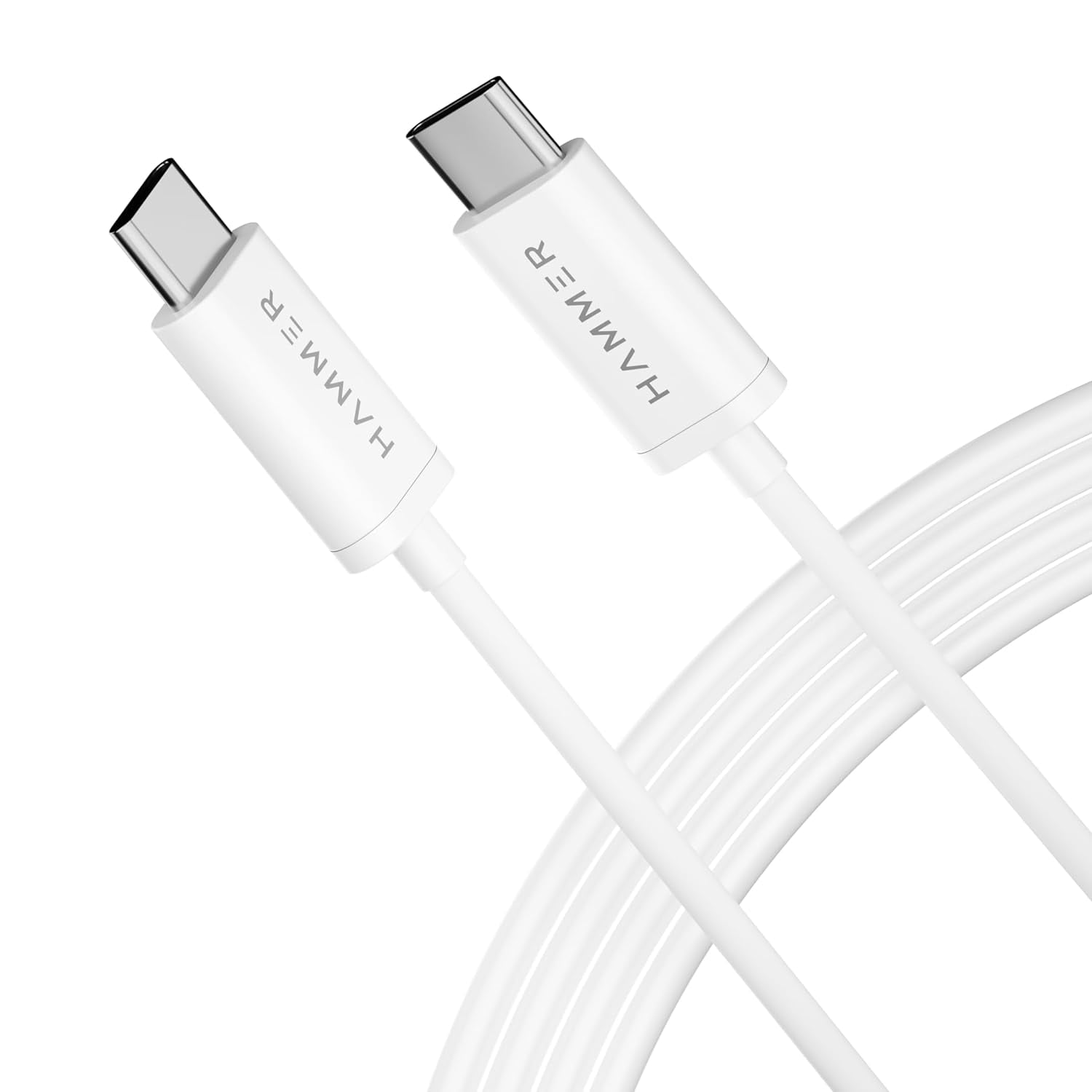 HAMMER 1.5 Meter Type C to Type C 5A (100W) PD Fast Charging Cable with ...
