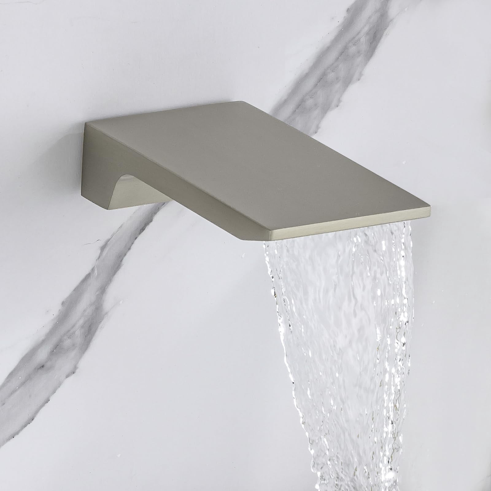 HAMOLER High Flow Waterfall Tub Spout Bathroom Sink Spout for Bathroom ...
