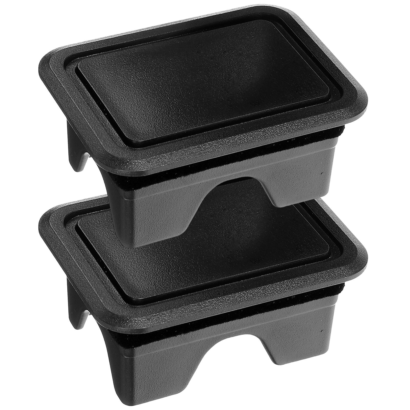 HAMPPLIES 1 Pair Black Plastic Bed Rail Stake Pocket Cover for Truck ...