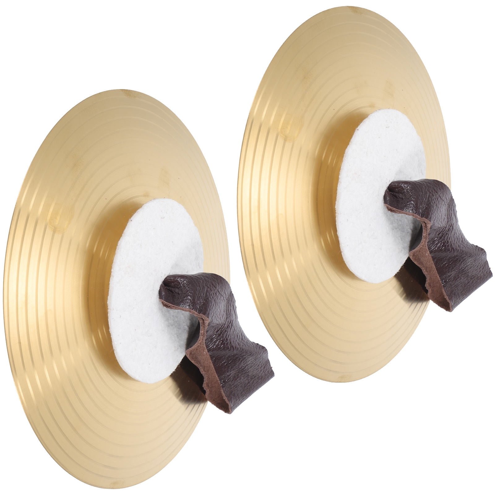 HAMPPLIES 1 Pair Golden Cymbals for Kids in 9.82In for Sound Production ...