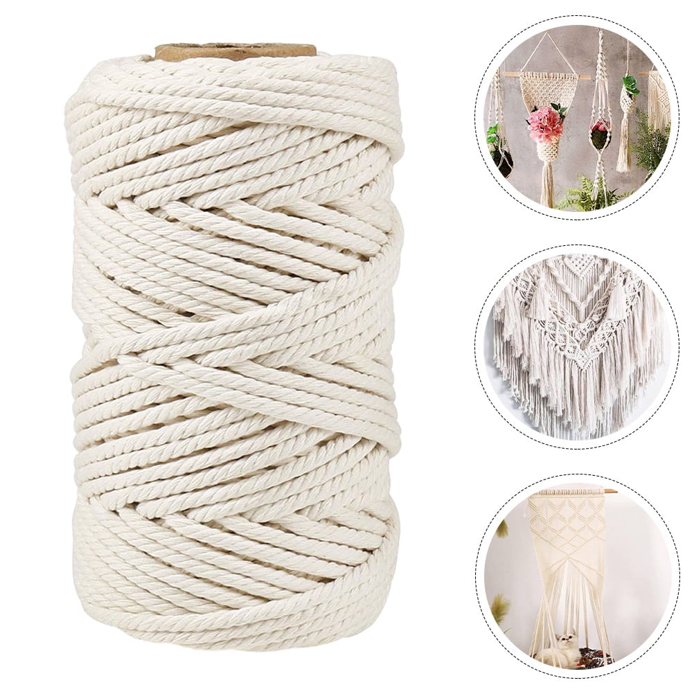 HAMPPLIES 1 Roll Macrame String Beige For Wall Hangings And Gifting ...