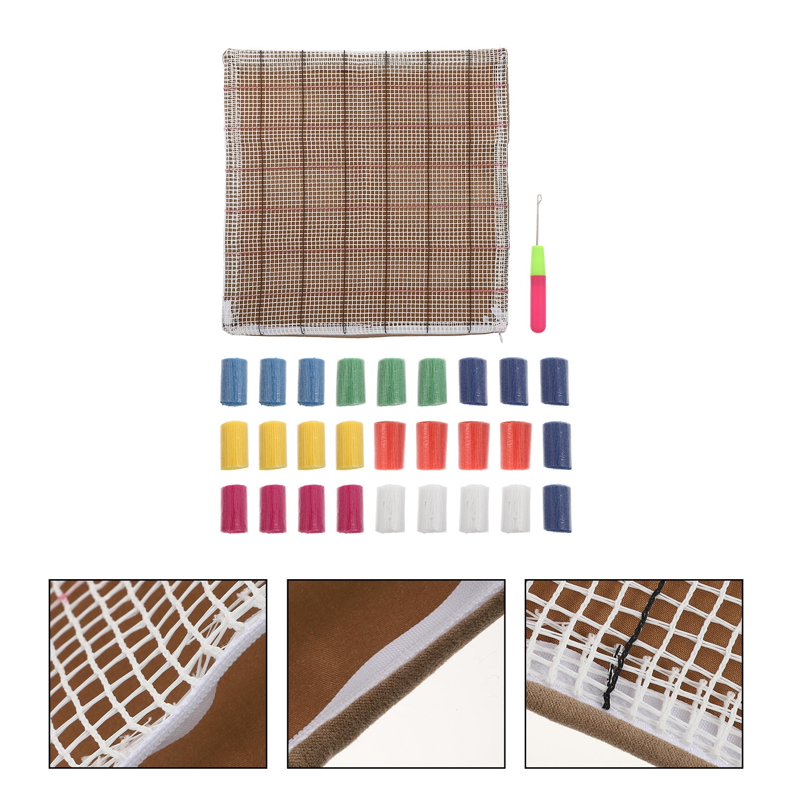 HAMPPLIES Fiber Mesh Pillow Cover Decorative 1 Set - Walmart.com