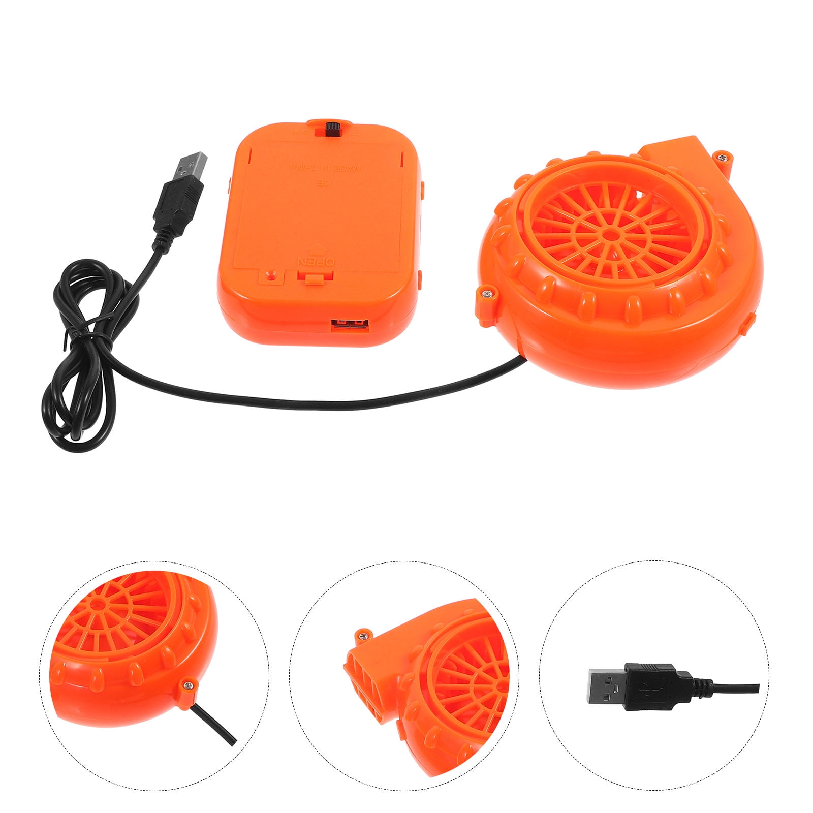 HAMPPLIES 1 Set Inflatable Costume Fan Blower Plastic Air Blowing ...