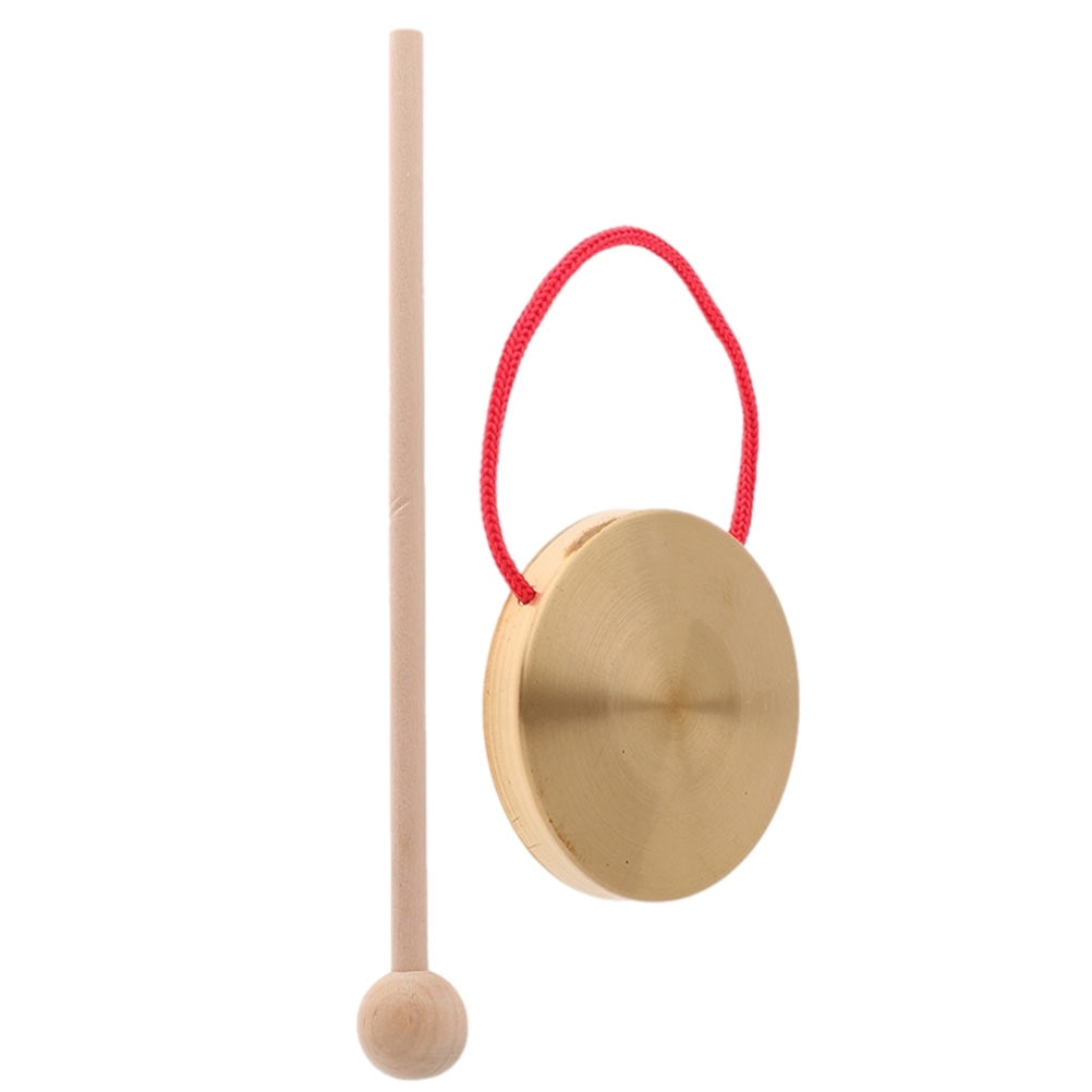 HAMPPLIES 1 Set Wood Color Gong Traditional Chinese Gong for Festivals ...