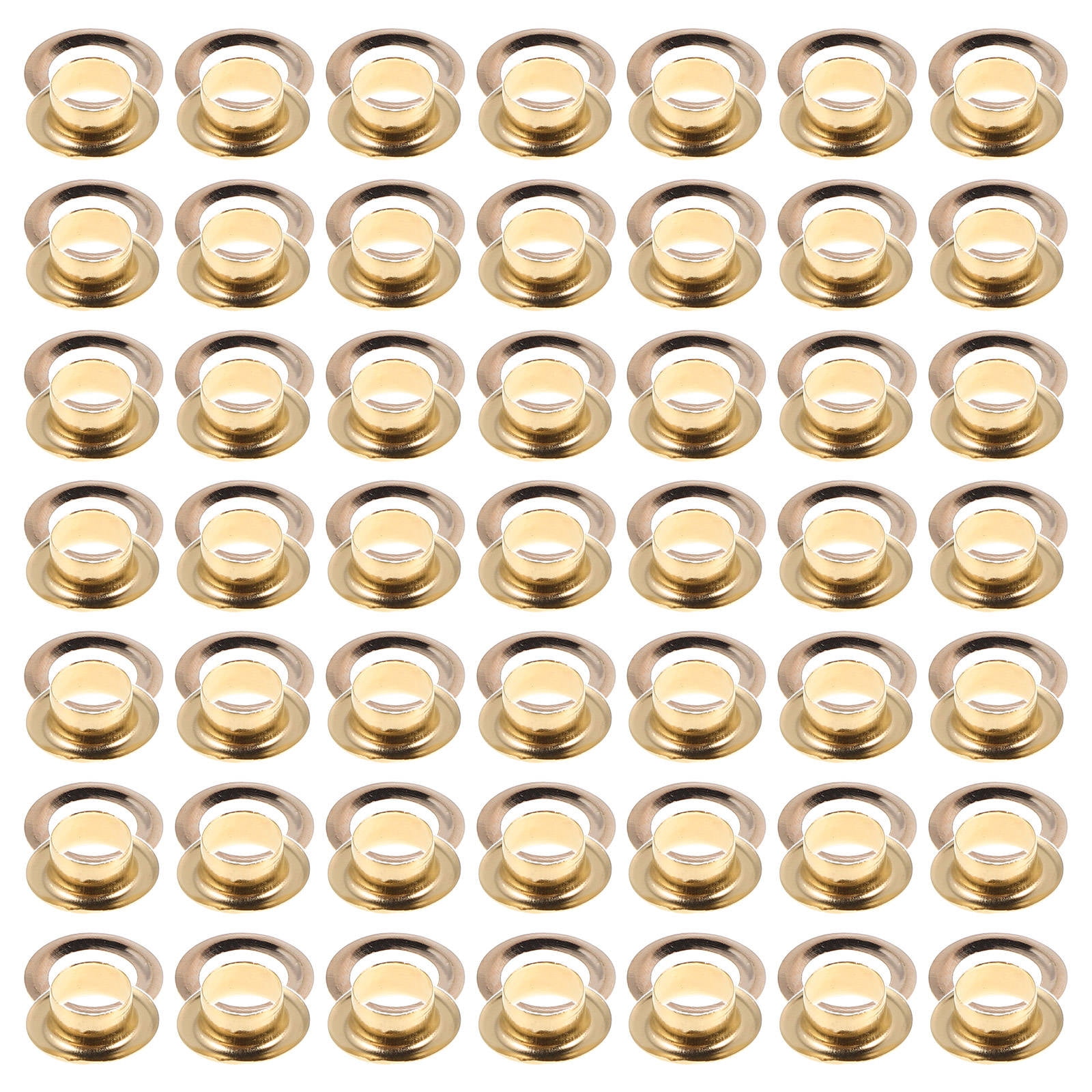 HAMPPLIES 100 Sets Reinforcement Eyelets Metal Eyelets for Fabric ...