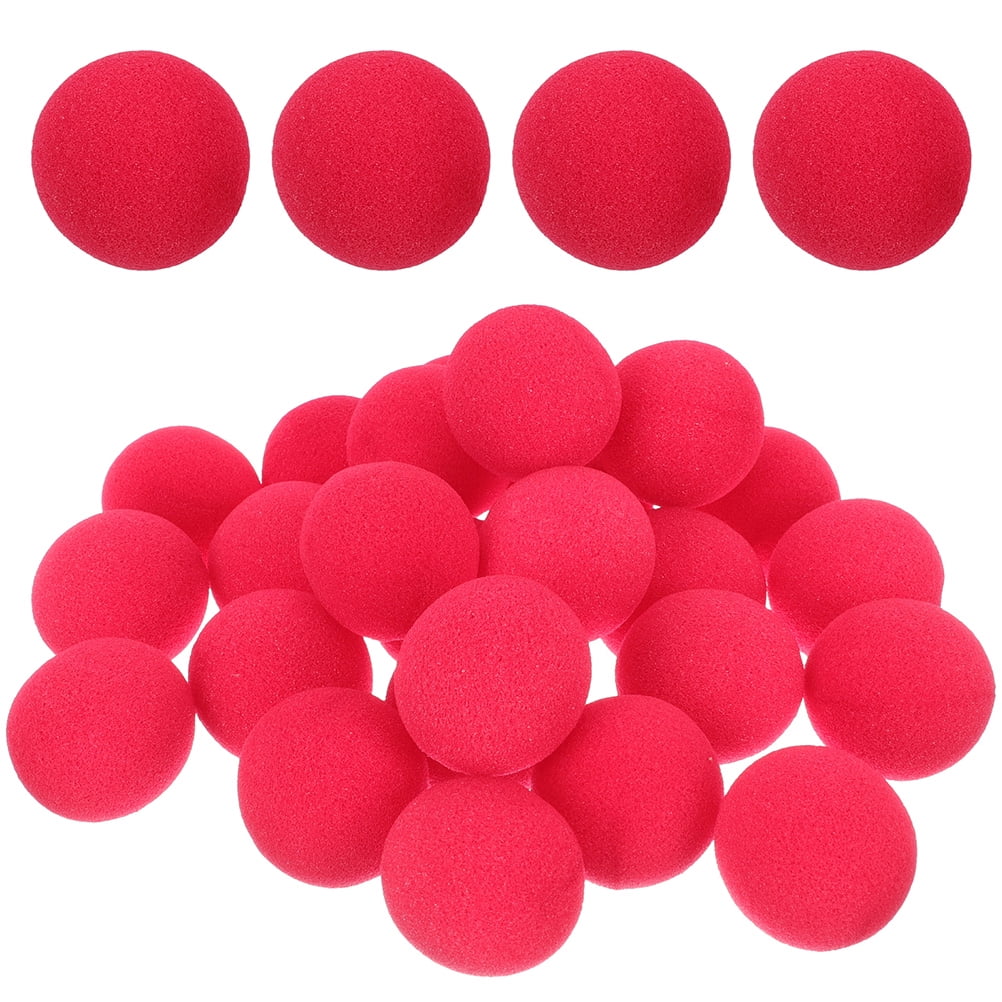 HAMPPLIES Carnival Accessory Red Sponge Clown Accessory 100Pcs ...