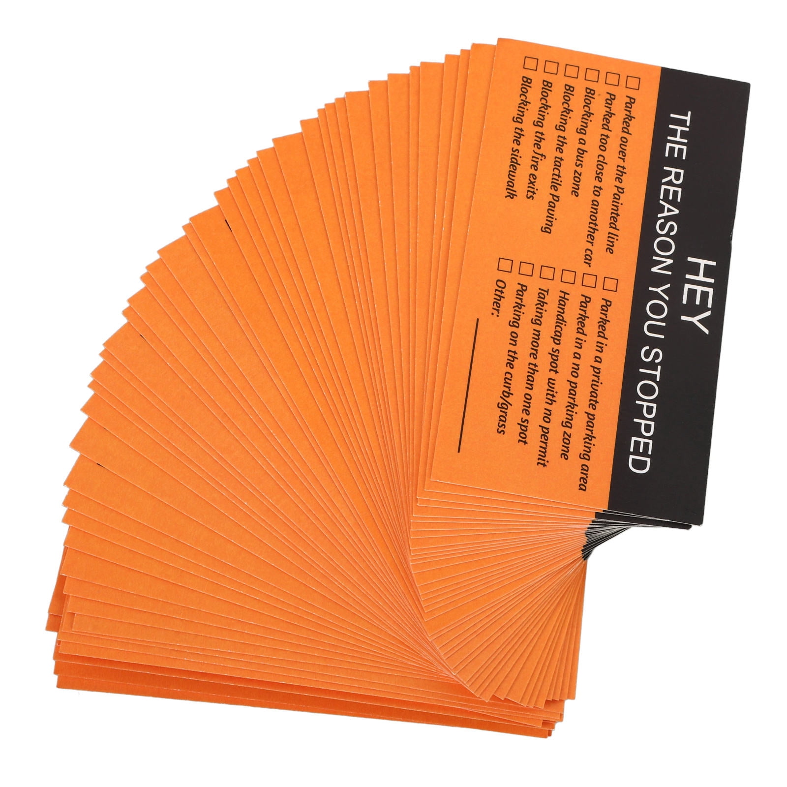 HAMPPLIES 100Pcs Bad Parking Cards for Warning in Residential Complexes ...