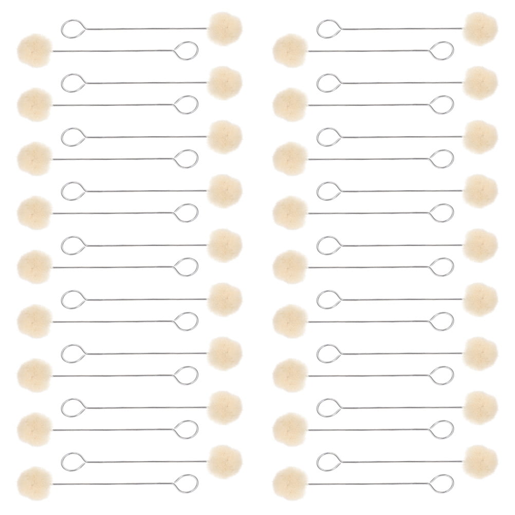 HAMPPLIES 100Pcs Wool Daubers Ball Assorted Color For Hair Dye ...