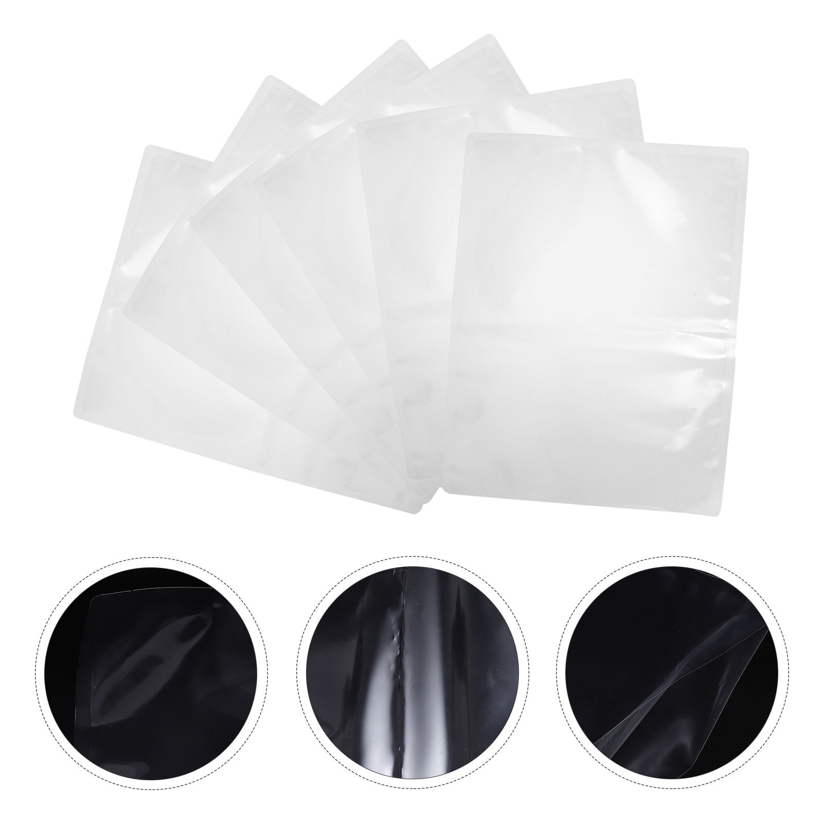 HAMPPLIES 10Pack Clear Poultry Heat Shrink Bags Transparent Pe Food ...