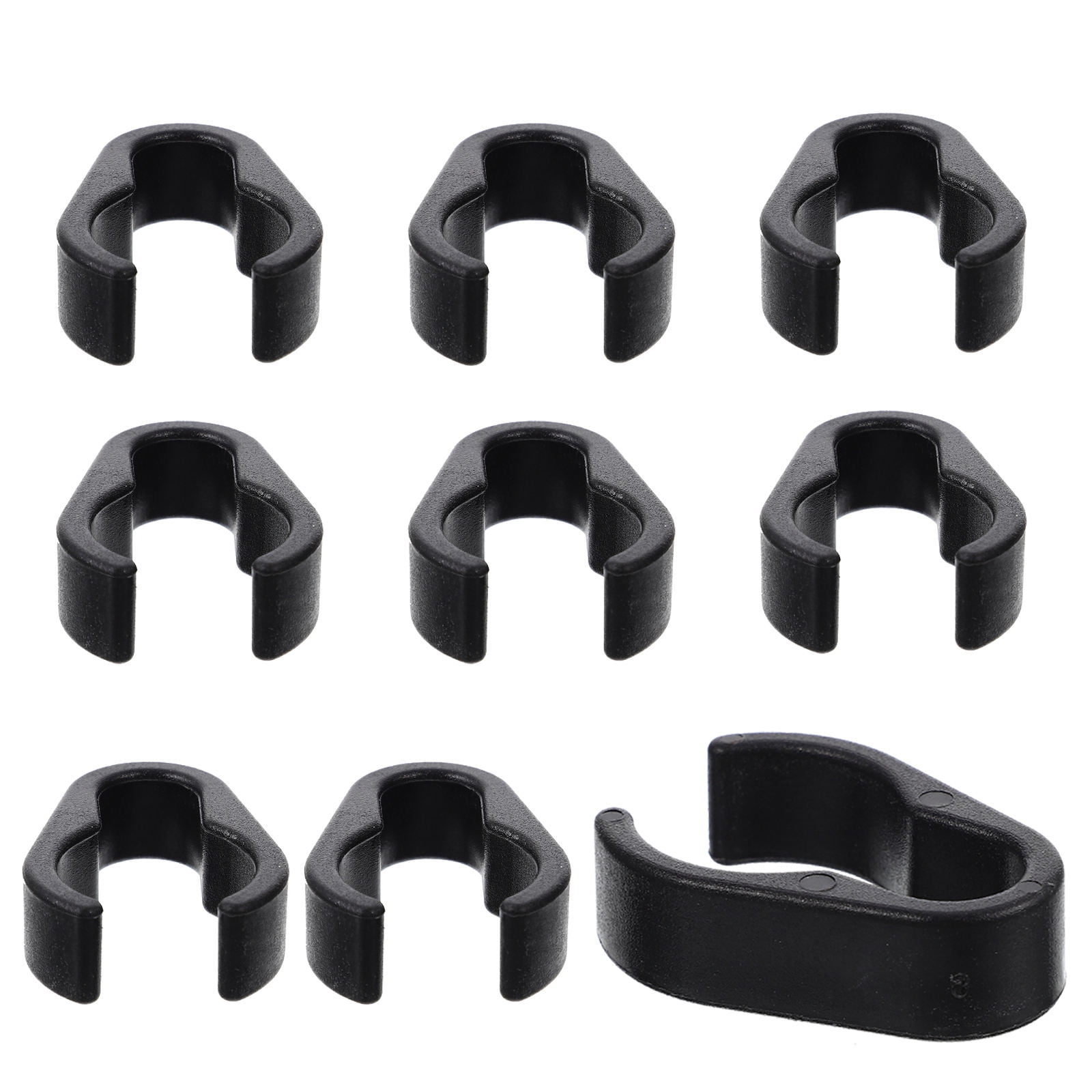 HAMPPLIES 10Pcs Mic Cable Clamps Simple Design for Mic Stand Cable ...