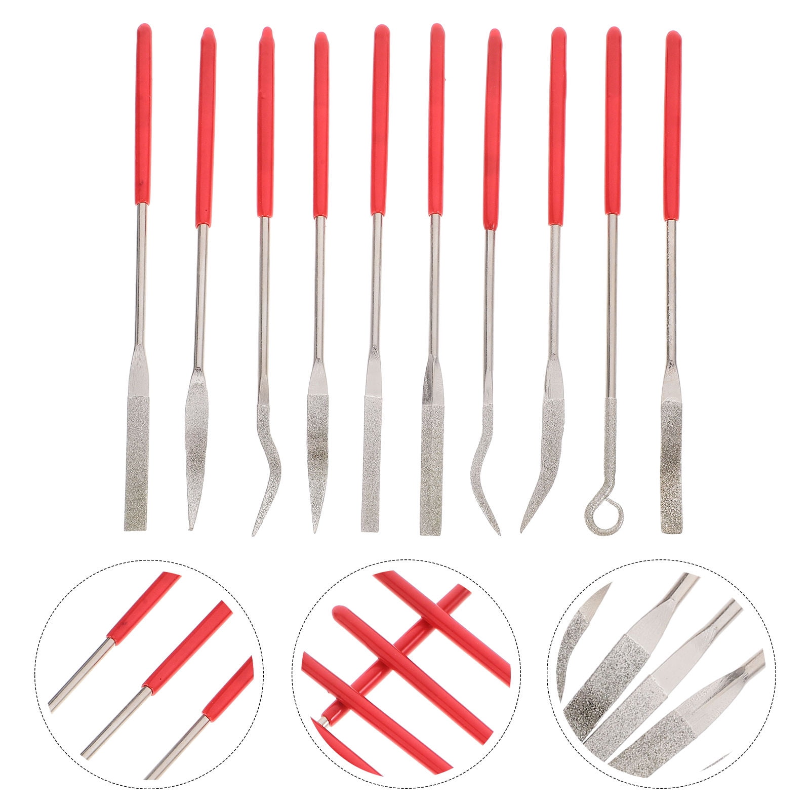 HAMPPLIES 10Pcs Mini Metal File for Jewelry Making and Metal Crafting ...
