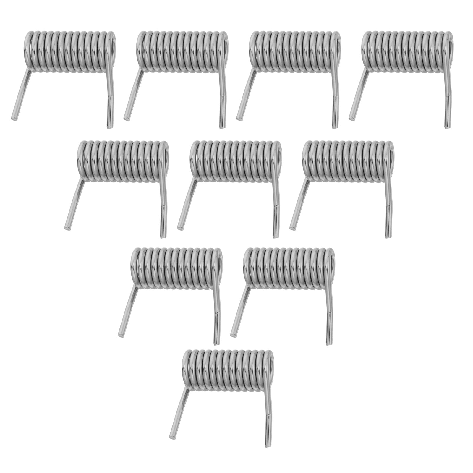 HAMPPLIES 10Pcs Self Closing Door Hinge Torsion Springs Plated Silver ...