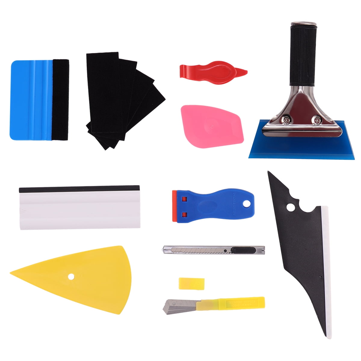 HAMPPLIES 11Pcs Set Car Wrapping Vinyl Tool Kit Assorted Color for ...