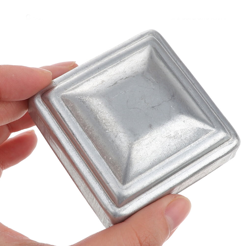 HAMPPLIES 12Pack Metal Sheet Fence Post Caps for Railing and Guardrail ...