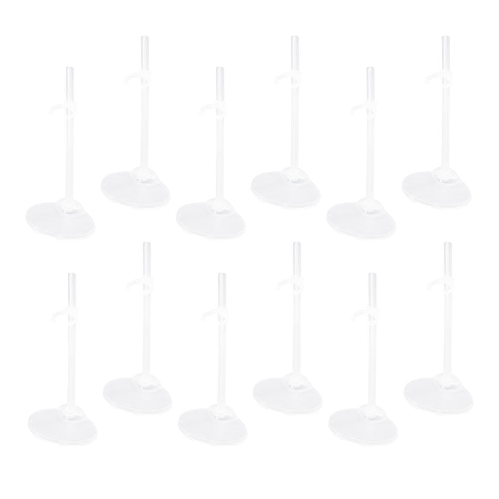 HAMPPLIES 12Pcs Doll Stand Holder for Display Holder for Doll Mini ...