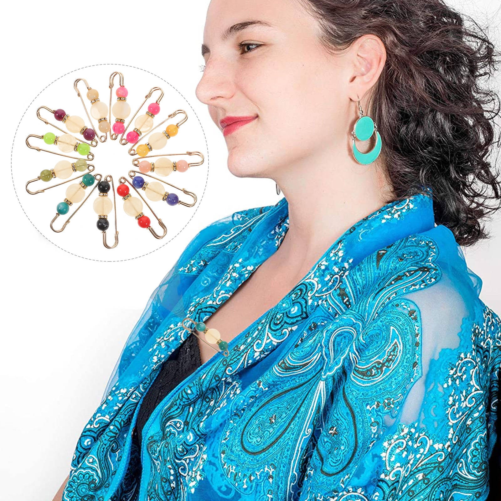 HAMPPLIES 12Pcs Pants Clip Waist Clips For Clothing Anti-See-Through ...