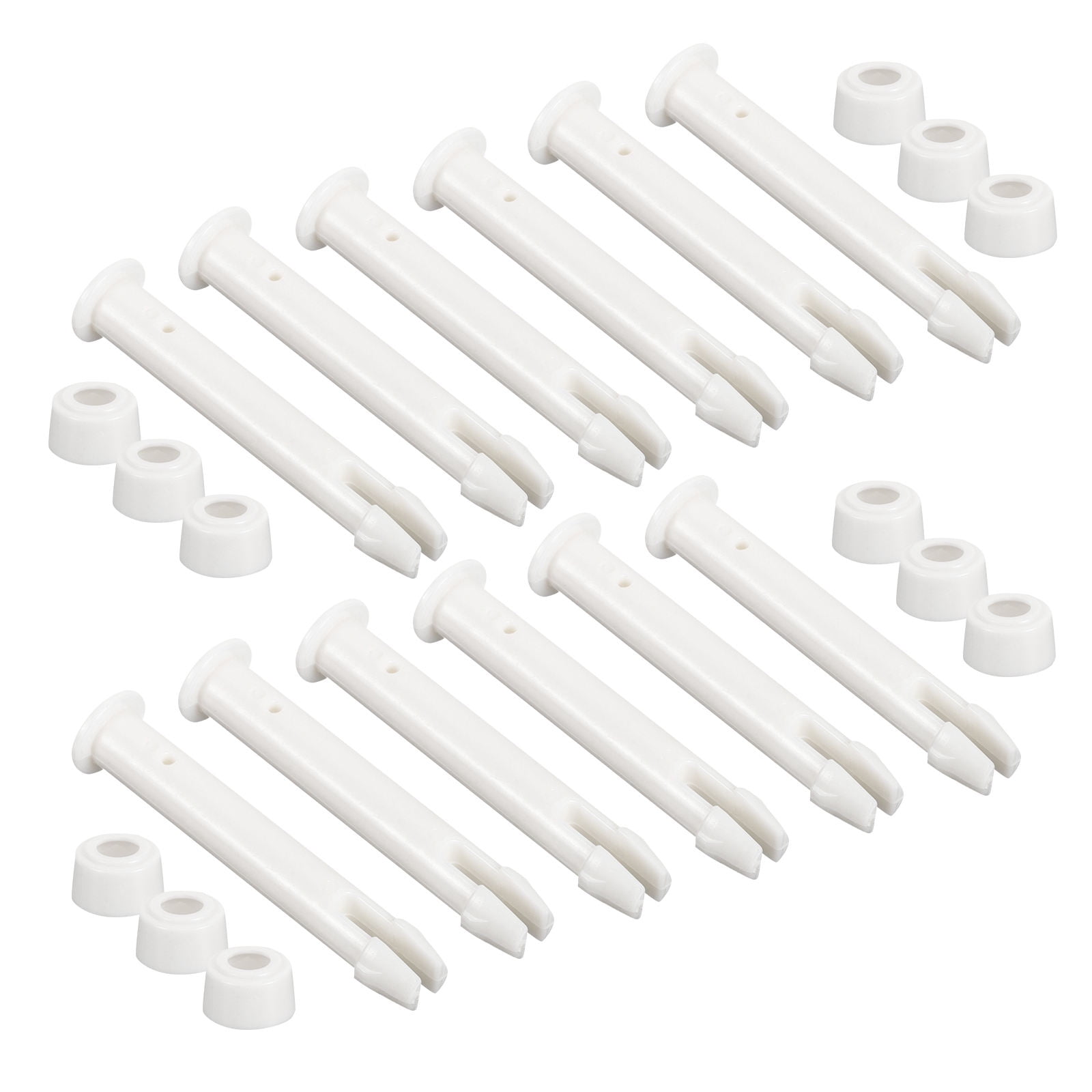 HAMPPLIES 12Pcs White Pool Connector Pin for Swimming Pool Pins 2.36x0 ...