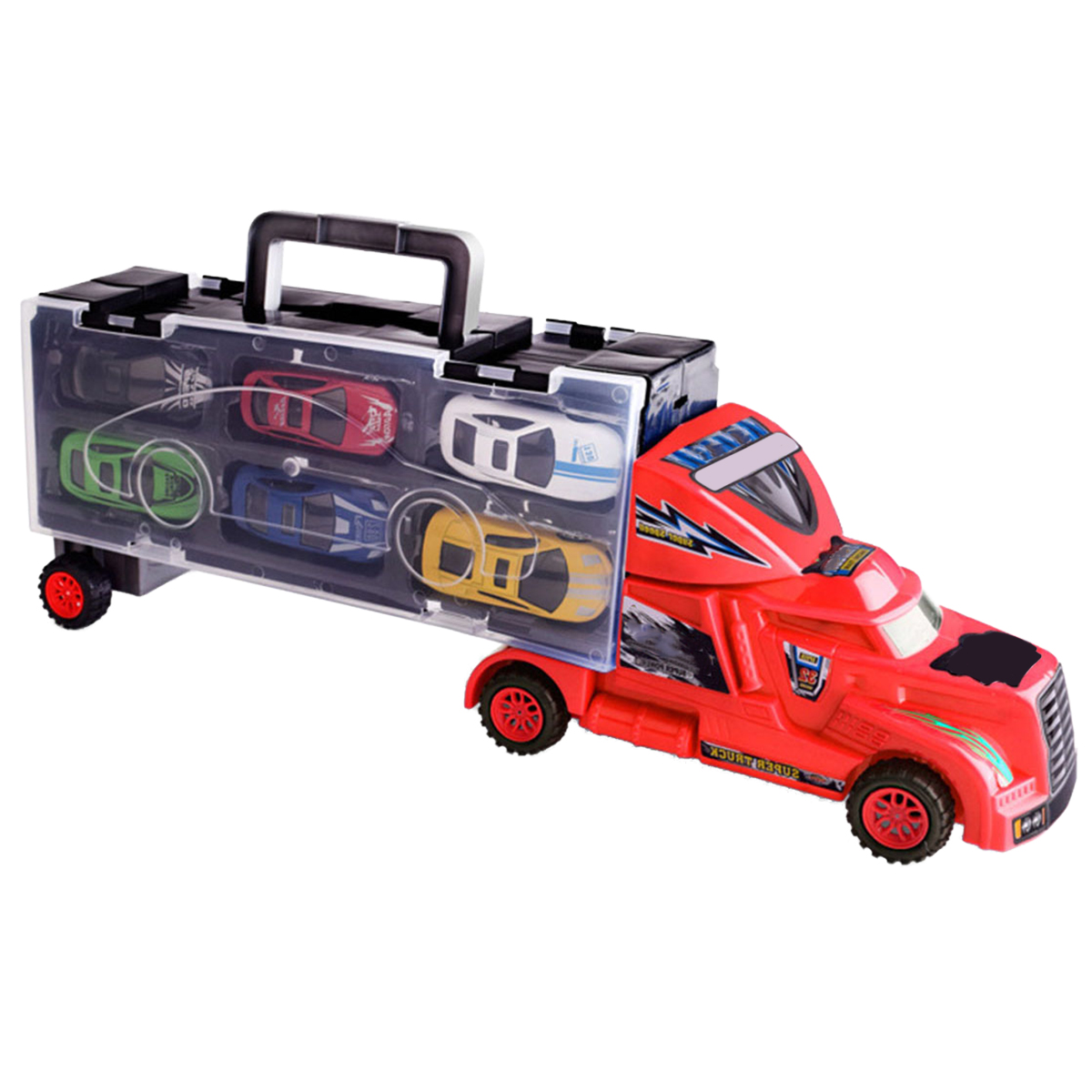 HAMPPLIES 13Pcs Mini Transporter Vehicle Model Metal Alloy Car Truck ...