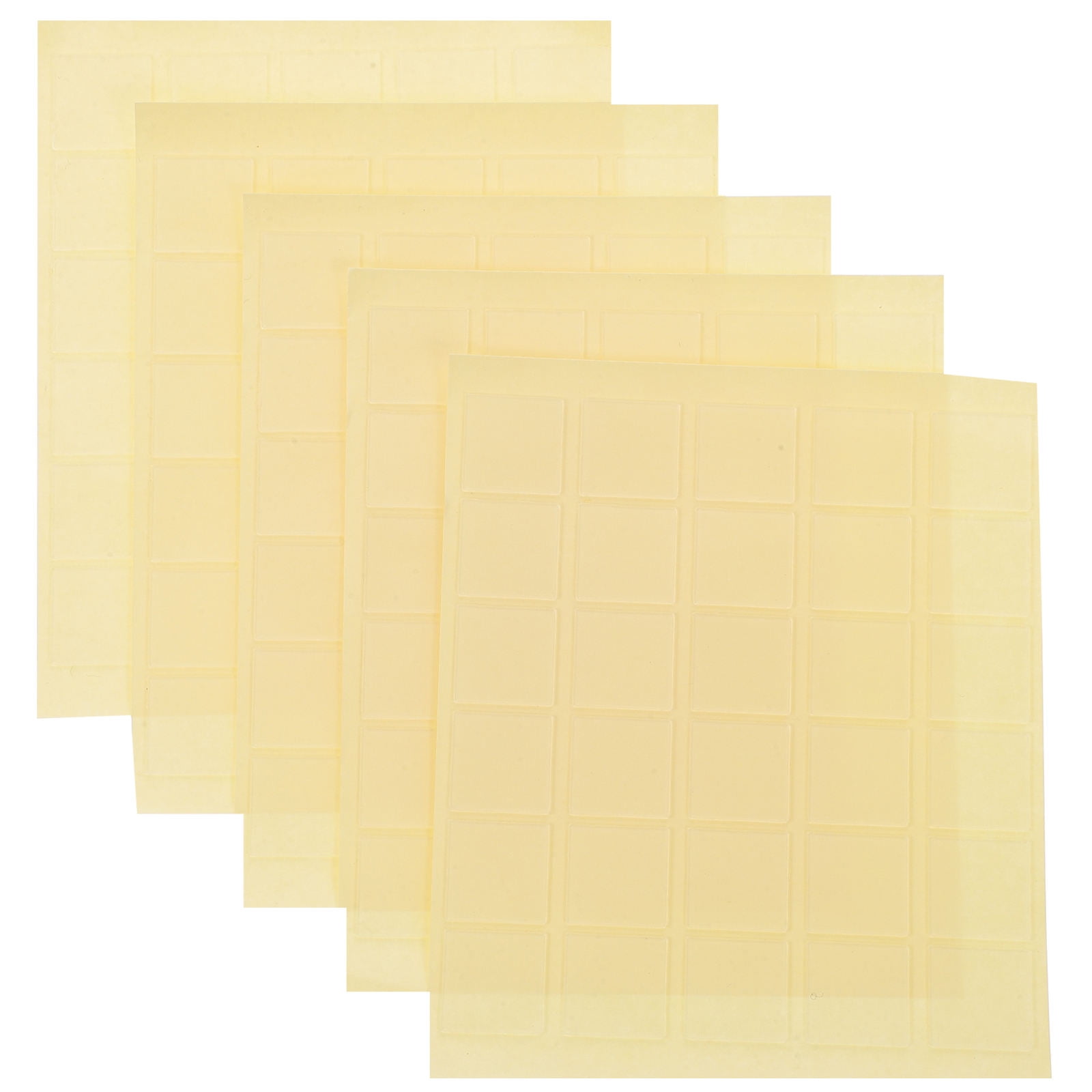 HAMPPLIES Square Adhesive Pads Double Sided 150Pcs 0.6x0.6in - Walmart.com