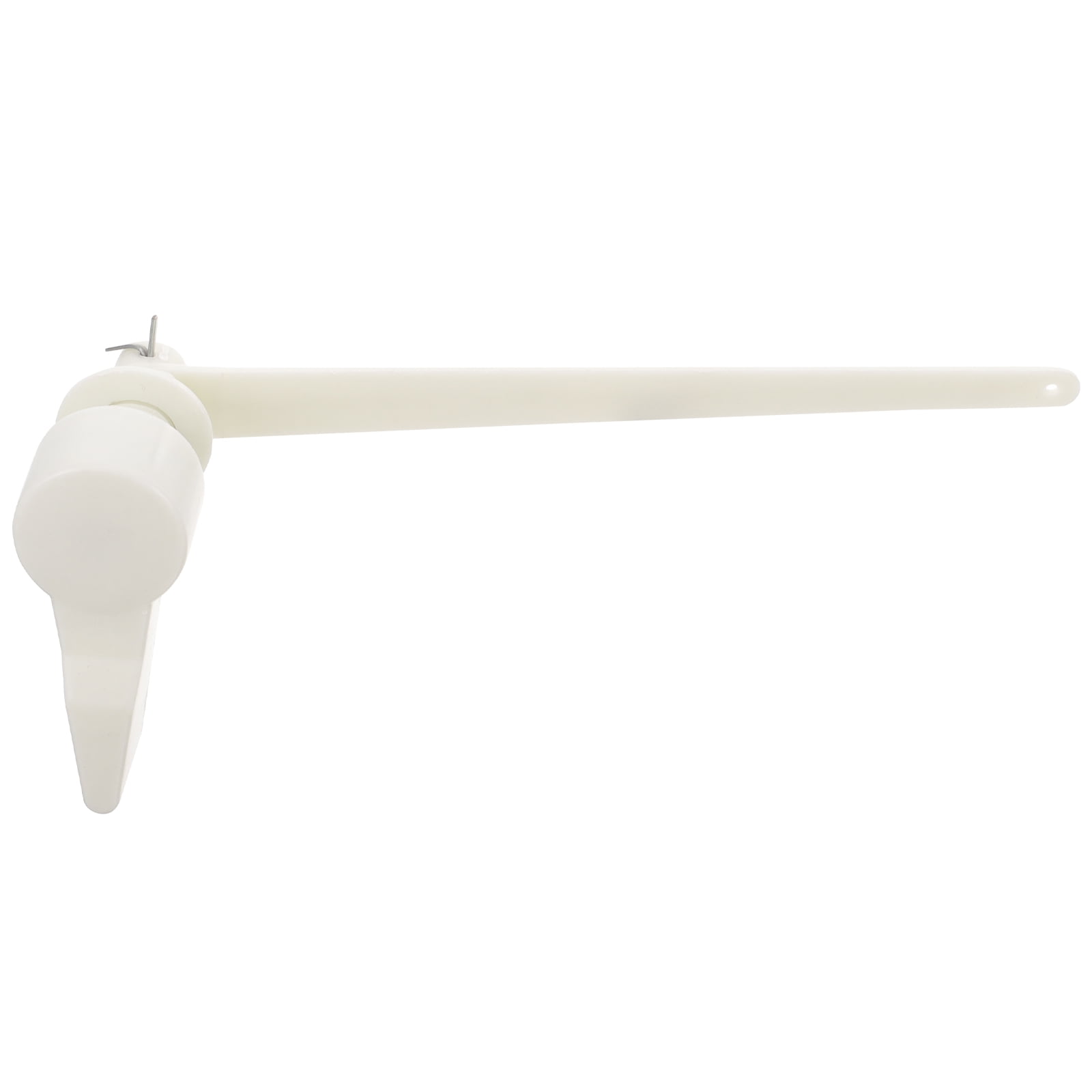 HAMPPLIES Toilet Flush Handle Replacement White Plastic 1Set 7.7x2.8in ...