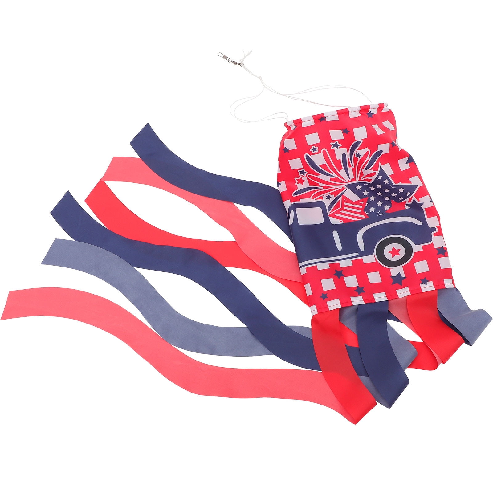 HAMPPLIES US Flag Wind Sock Polyester Patriotic Style 1Pack 39.3x6.29in ...