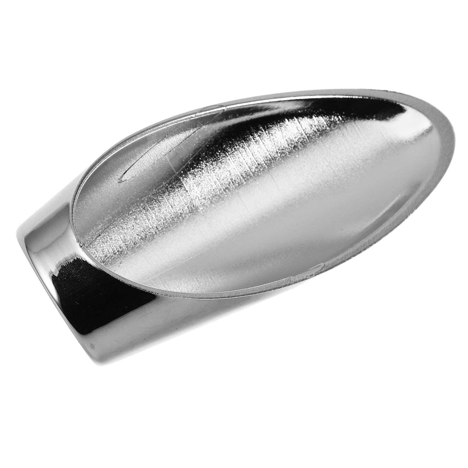 HAMPPLIES 1Pack Car Antenna Base Cover Shape Silver Plastic Waterproof ...