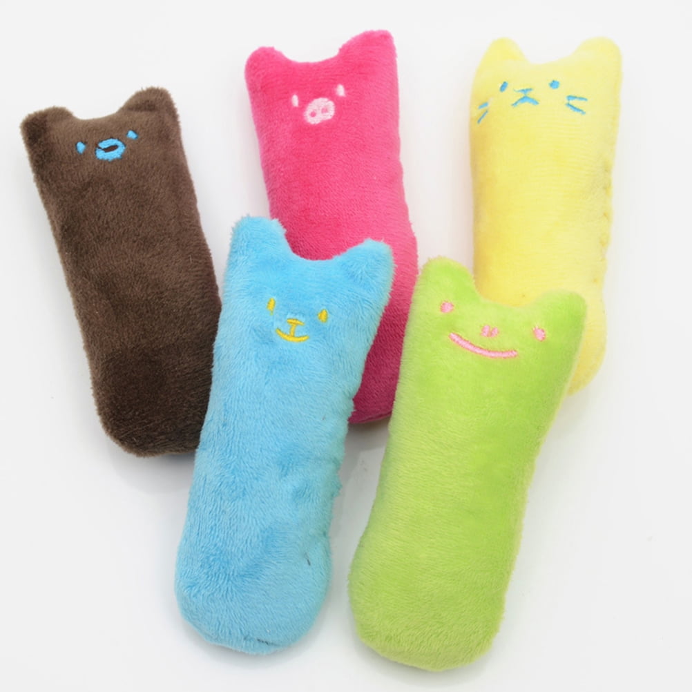 HAMPPLIES 1Pack Cat Scratching Toy Plush Rectangular for Indoor ...