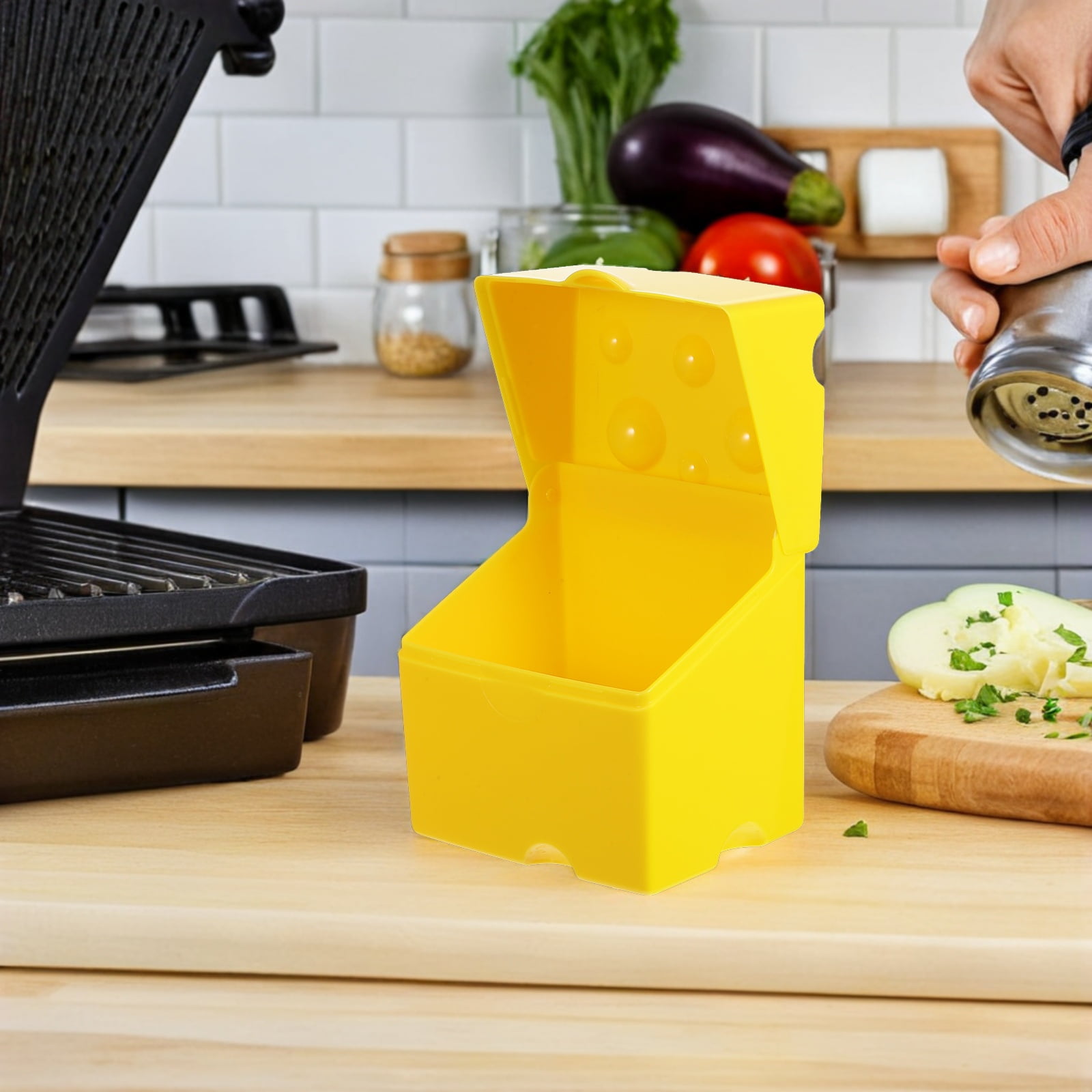 HAMPPLIES 1Pack Cheese Storage Container With Abs Material For Fridge ...
