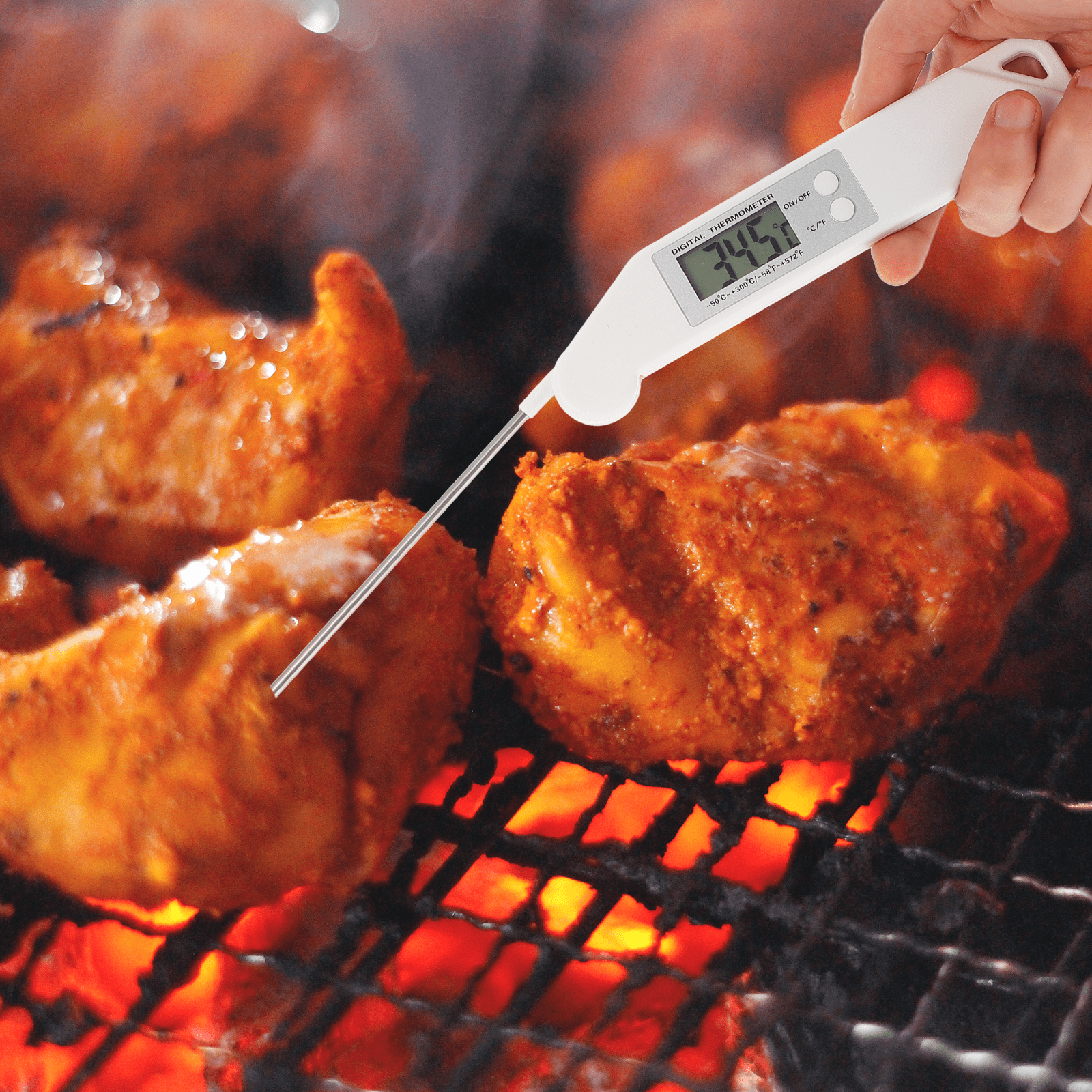 HAMPPLIES 1Pack Digital Thermometer for Measuring Paste in Food ...