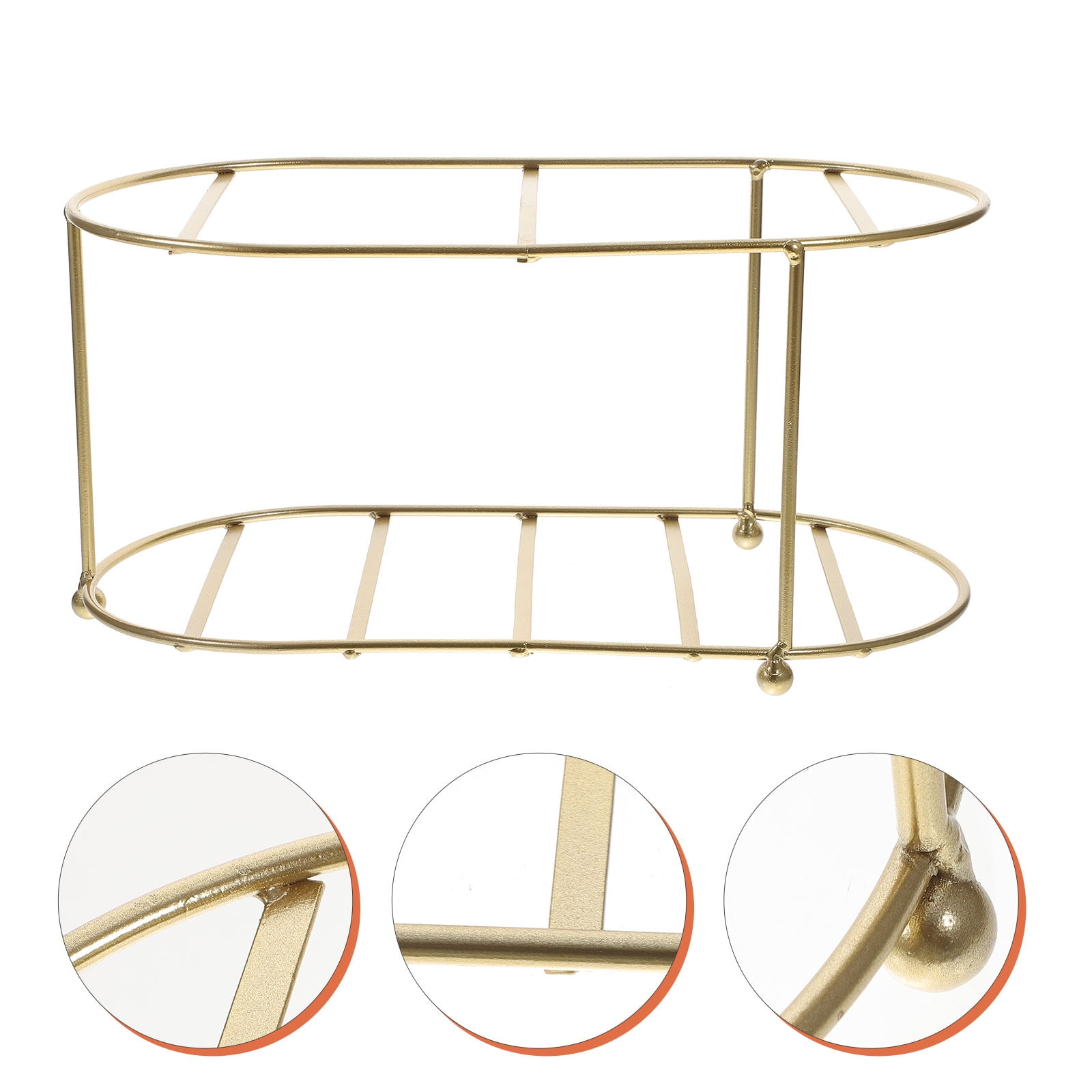 HAMPPLIES 1Pack Golden Iron Rectangular Metal Stand for Water Dispenser ...