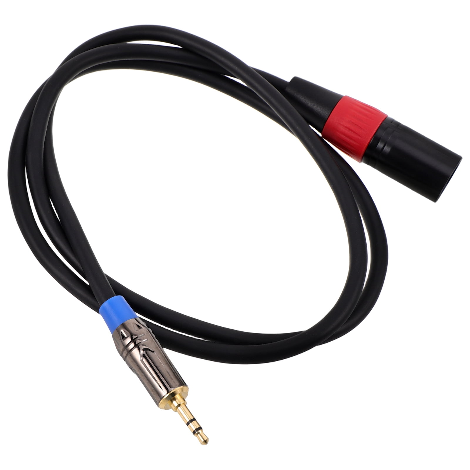 HAMPPLIES 1Pack Microphone Audio Adapter Cable Plastic Copper Metal for ...