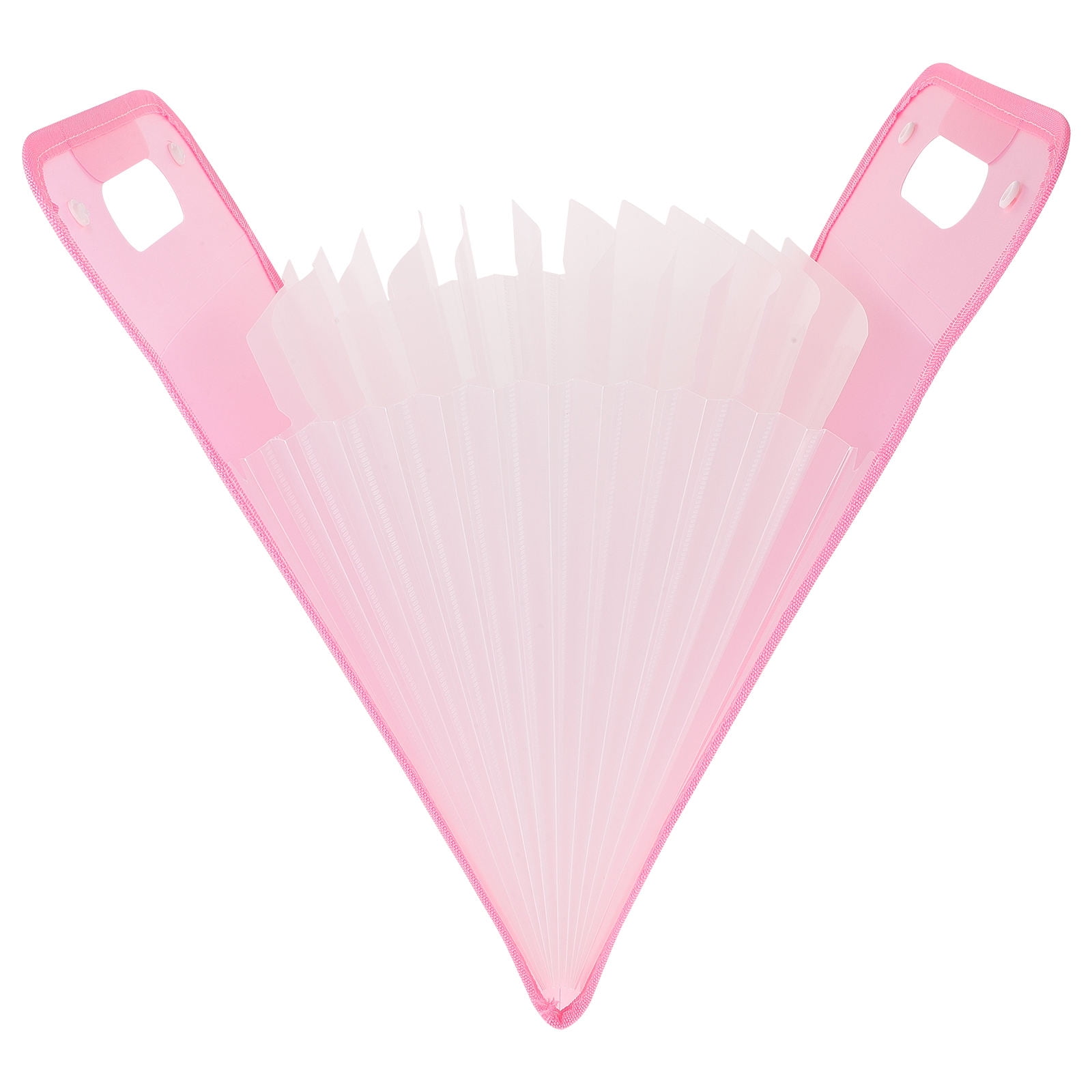 HAMPPLIES 1Pack Pink ABS File Folder Tote For Study 14.82X9.63X0.98In ...