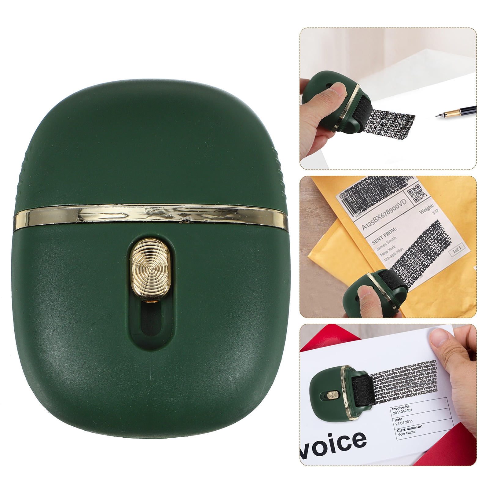 HAMPPLIES 1Pack Privacy Roller Stamp in Green for Data Defender in Home ...