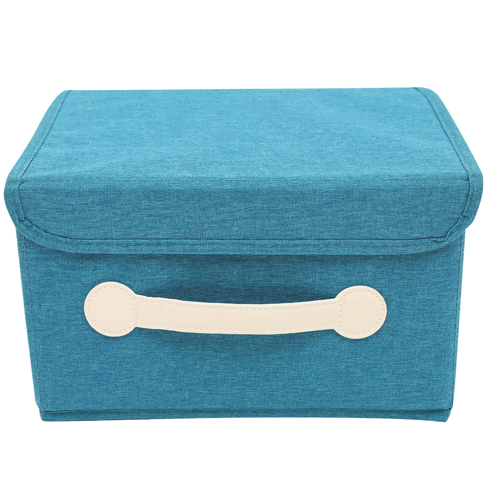 HAMPPLIES 1Pack Rectangular Storage Bin with Lid in Sky-Blue for ...