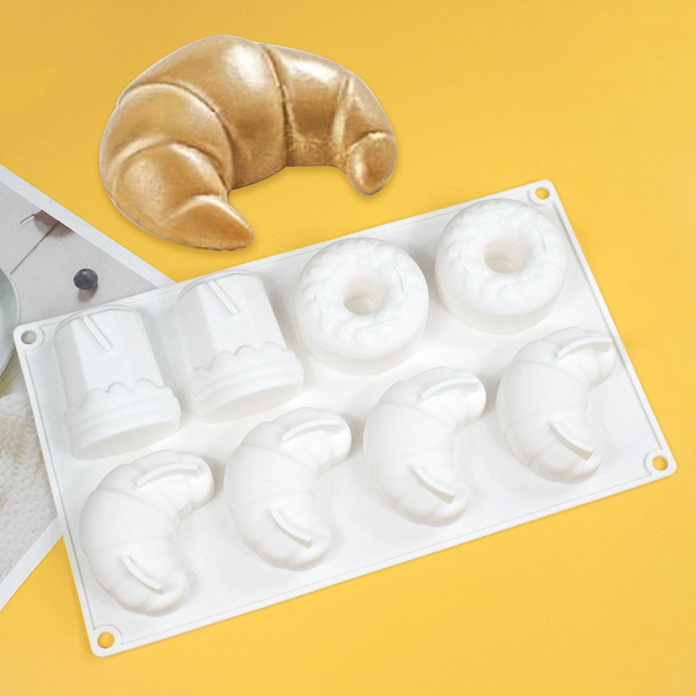 HAMPPLIES Silicone Small Cake Mold Chocolate Mould White Food-Grade ...