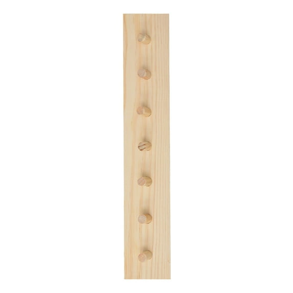HAMPPLIES 1Pack Storage Hook Decorative Wood Hooks Pine Wood Simple ...