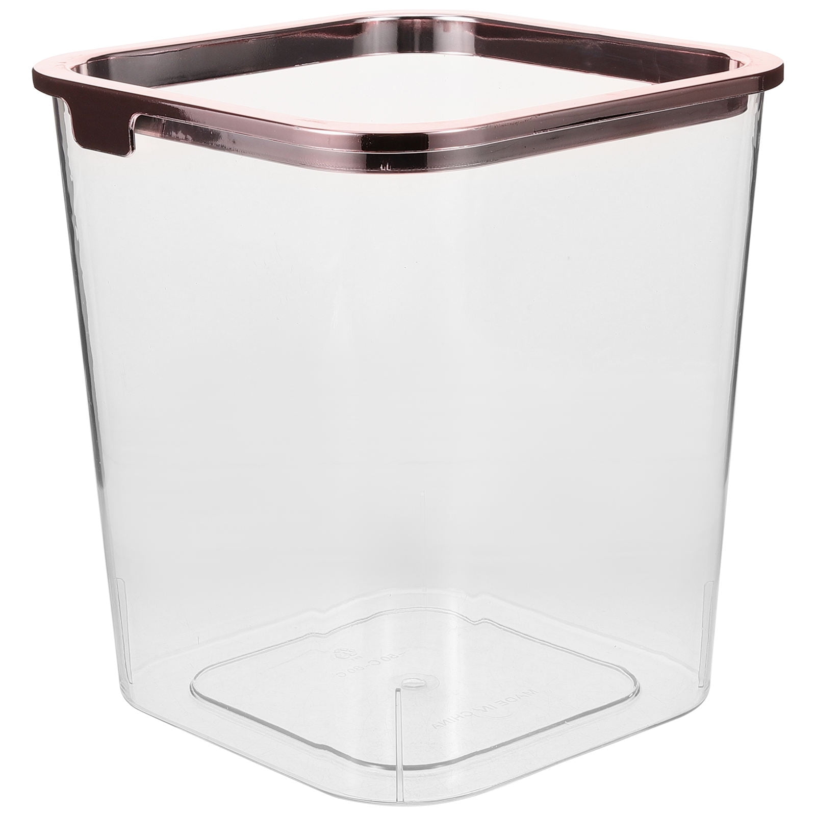 HAMPPLIES 1Pack Transparent Trash Can Clear Portable for Home and ...