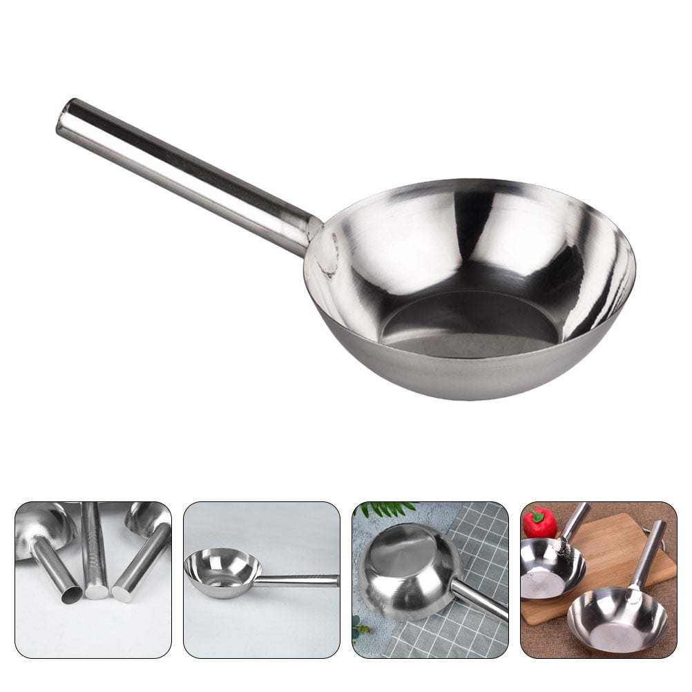 HAMPPLIES 1Pack Wok Spoon Multipurpose Stainless Steel Kitchen Utensil ...